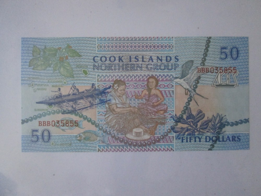 Insulele Cook(Oceania) 50 Dollars 1992 UNC | arhiva Okazii.ro