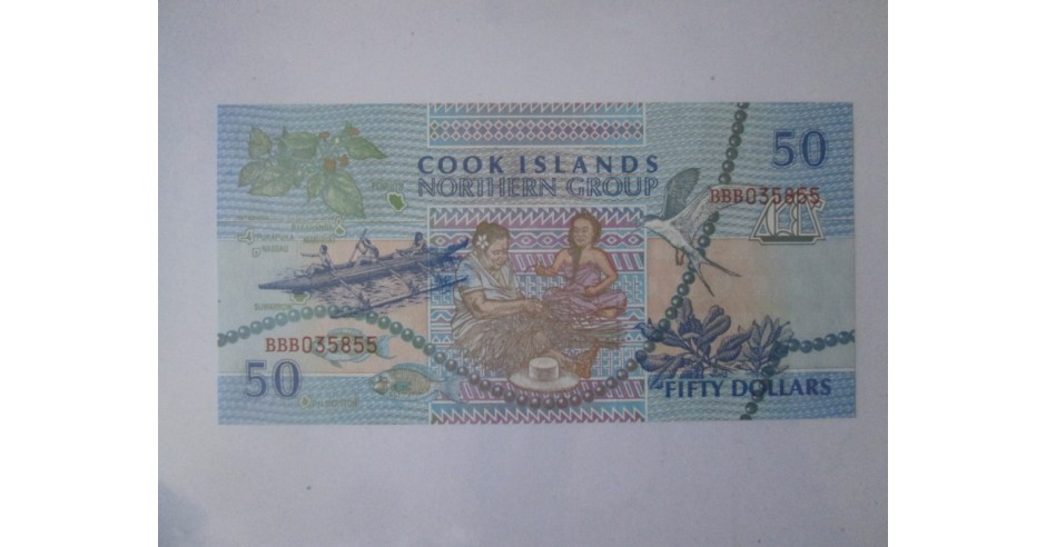 Insulele Cook(Oceania) 50 Dollars 1992 UNC | arhiva Okazii.ro