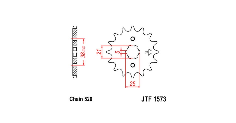 Pinion fata 14 dinti pas lant 520 ? Sachs Roadster V2 - Yamaha XV ...
