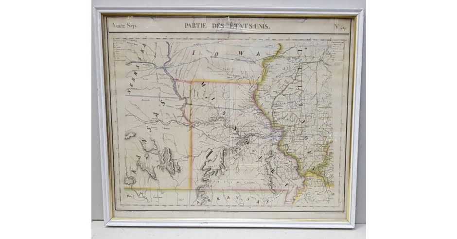 HARTA STATELE UNITE -LITOGRAFIE COLORATA MANUAL | Okazii.ro