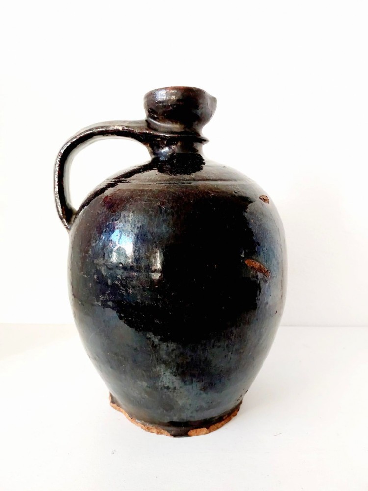 Ulcior vechi ceramica, ol, ulcica, lut glazurat, taranesc rustic 30 cm ...