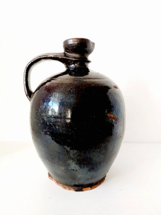 Ulcior vechi ceramica, ol, ulcica, lut glazurat, taranesc rustic 30 cm ...