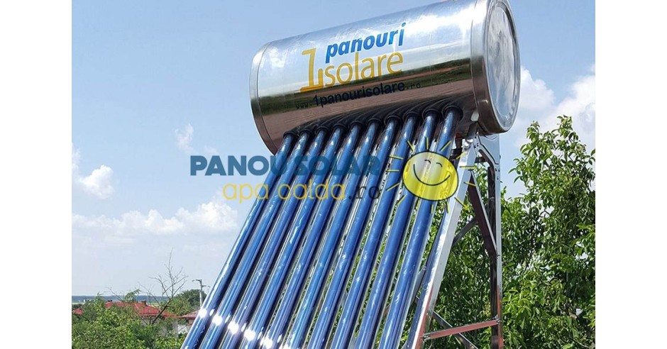 Kit Panou solar apa calda INOX nepresurizat 1ENERGY 100 litri - cu ...