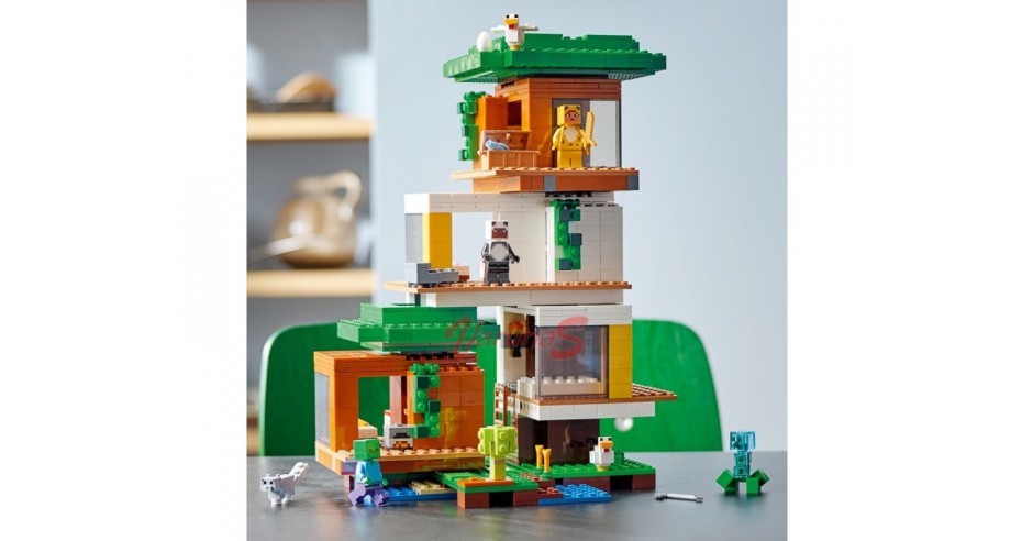 LEGO Minecraft Casuta din copac | arhiva Okazii.ro