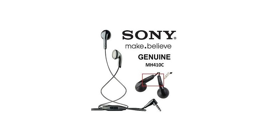 Casti HandsFree Sony MH410c Stereo (3.5mm) Negru Original | arhiva ...