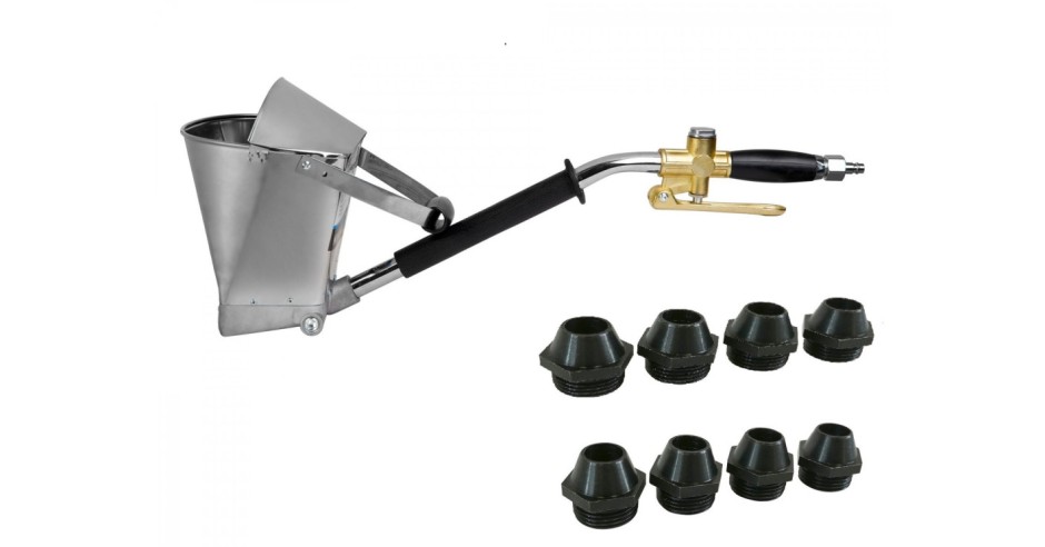 Masina aparat pneumatic universal tencuit pereti si tavan + 8 duze 7 ...