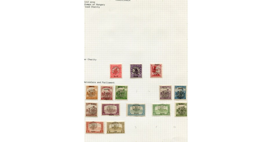 1919 , ROMANIA , LOT TIMBRE OCUPATIE , CLUJ - 2 IMAGINI | arhiva Okazii.ro