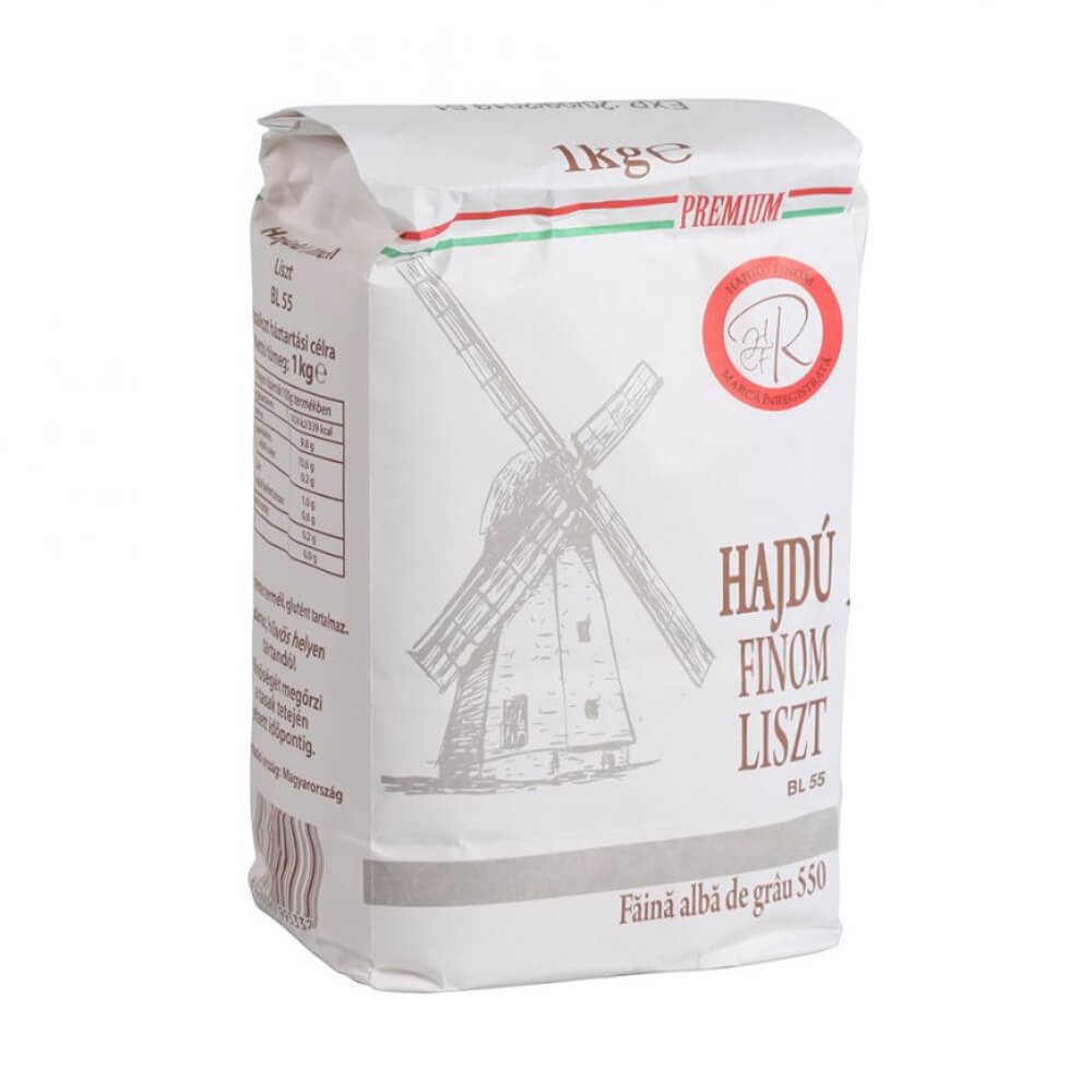 Bax 10 Pachete Faina Alba HAJDU, 1 kg, Faina de Grau, Faina Alba de ...