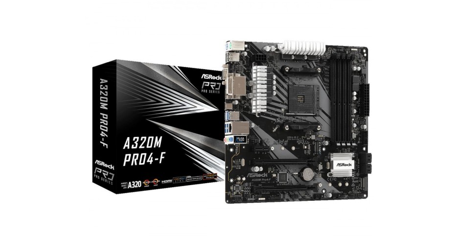 Placa de baza asrock socket am4 a320m pro4-f chipset - amd promontory ...