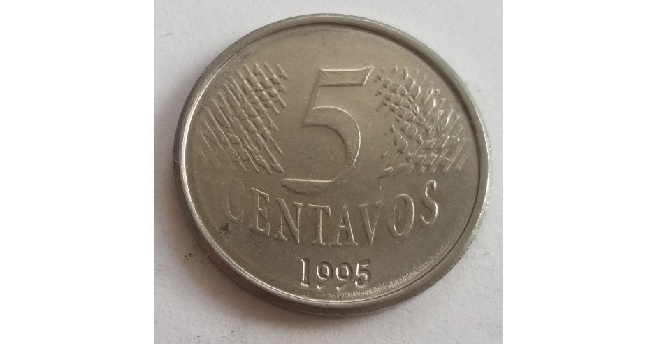 70. Moneda Brazilia 5 centavos 1995 | arhiva Okazii.ro
