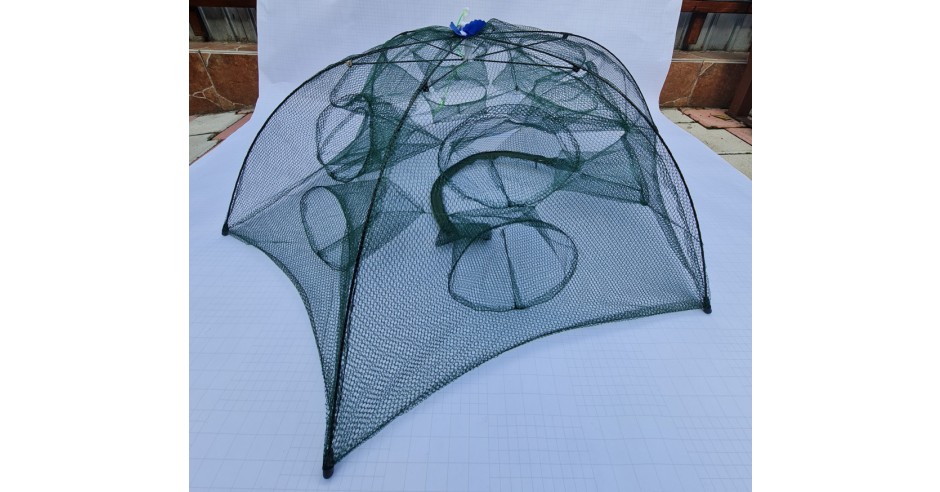 HALAU Crasnic Varsa tip umbrela pentru raci si baboi cu 12 intrari 90 x ...