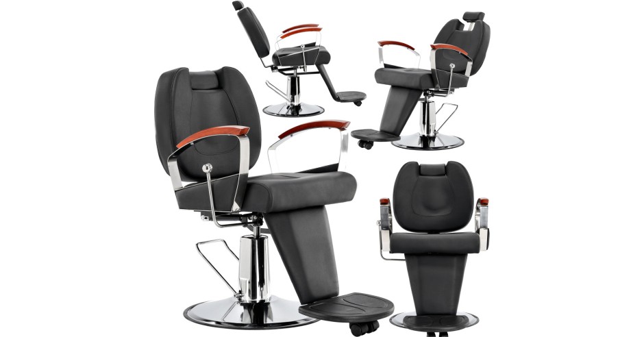 Scaun hidraulic de frizerie pentru frizerie Arron Barberking in 24H | Okazii.ro