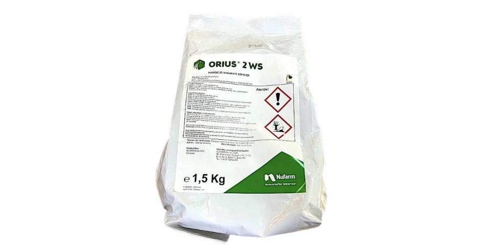 Orius 2WS 1,5 kg, fungicid, tratament samanta, Adama, sistemic, grau, orz, fuzarioza | Okazii.ro
