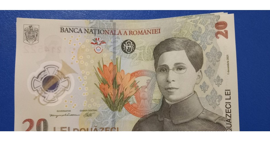 7 Bancnote 20 Lei Ecaterina Teodoroiu UNC, Serii Consecutive ...