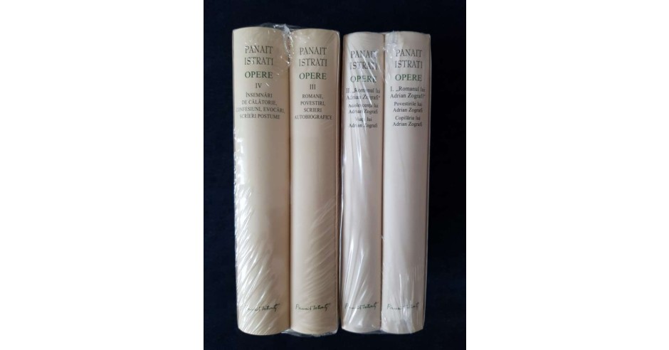 Panait Istrati – Opere I, II, III, IV ( ed. de lux, Academia Romana, 4 ...