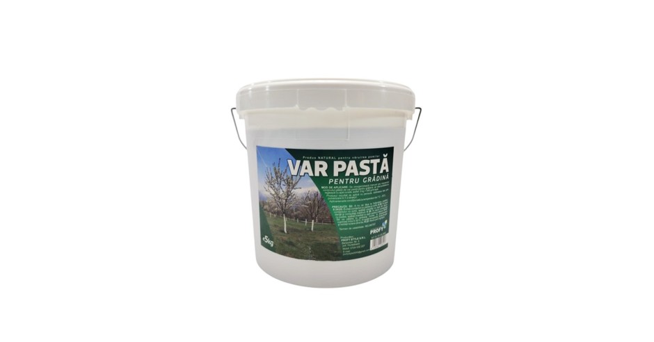 Var pasta pentru pomi gradina, galeata 5 kg, alb | Okazii.ro