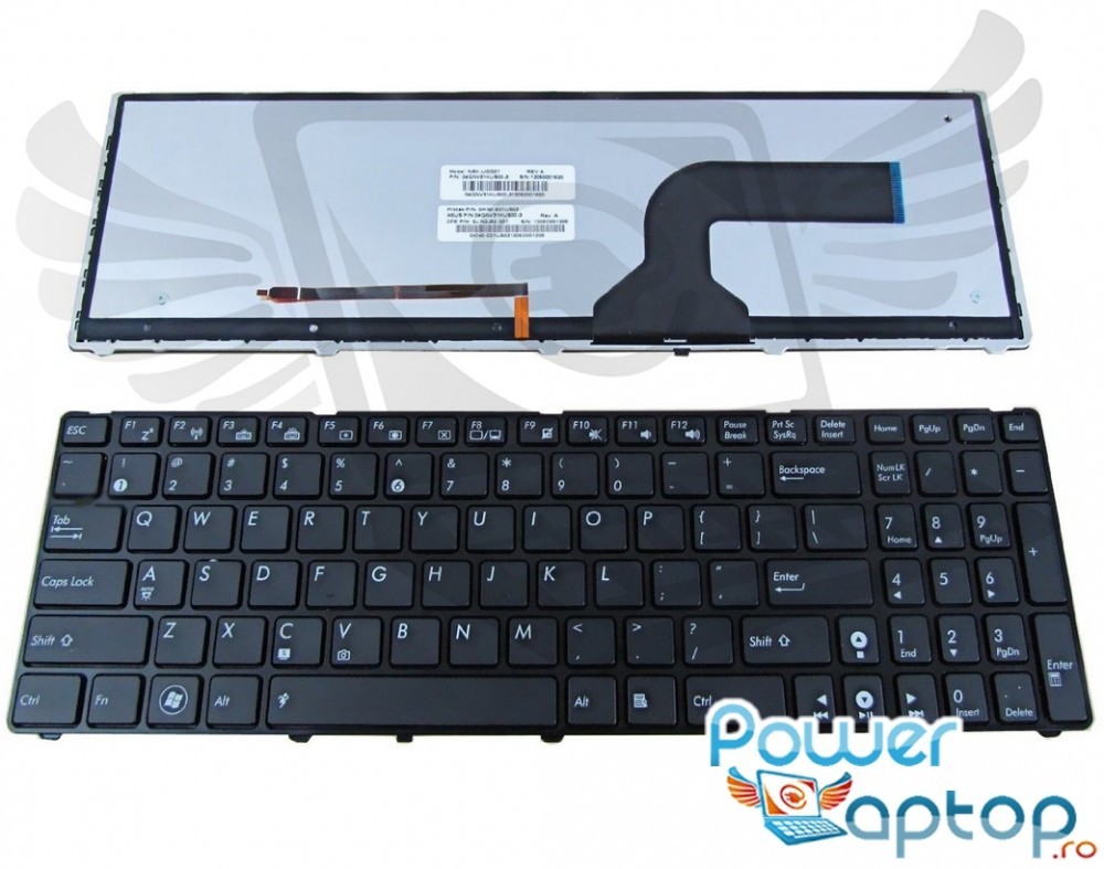 Tastatura Laptop Asus N53s iluminata backlit | arhiva Okazii.ro