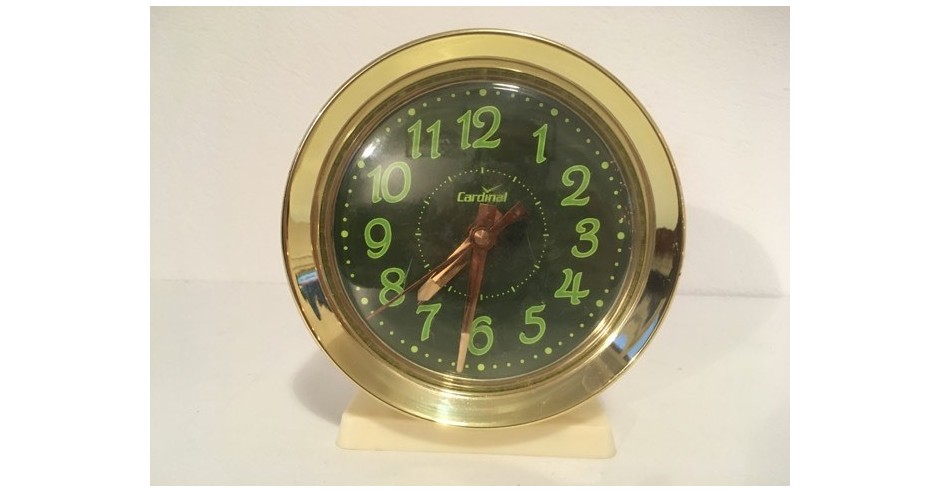 * Ceas Cardinal de masa, vintage, mecanic, China, 12 cm, functional ...