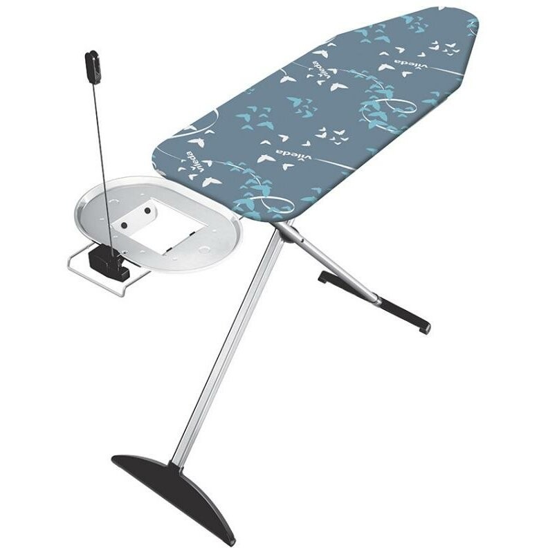 Masa de calcat Vileda Premium Total Reflect Plus, cu priza, gri ...