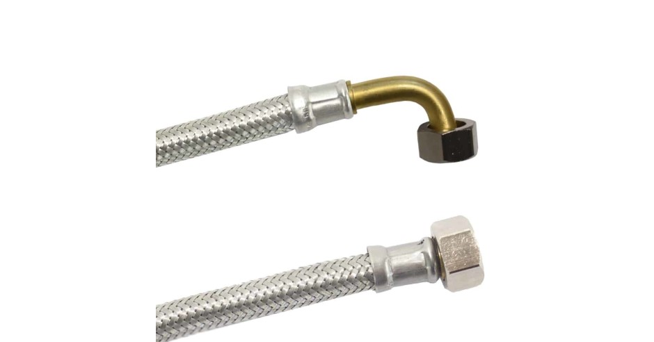 Furtun Flexibil Inox 3/8, Racord Inox DN8, 800mm | Okazii.ro