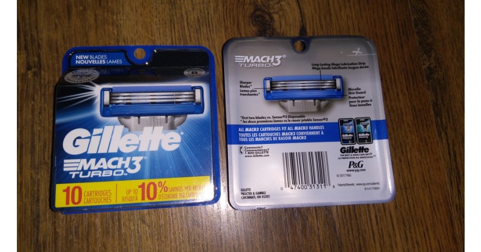 Rezerve Gillette Mach 3 Turbo (set a 10 rezerve) | arhiva Okazii.ro