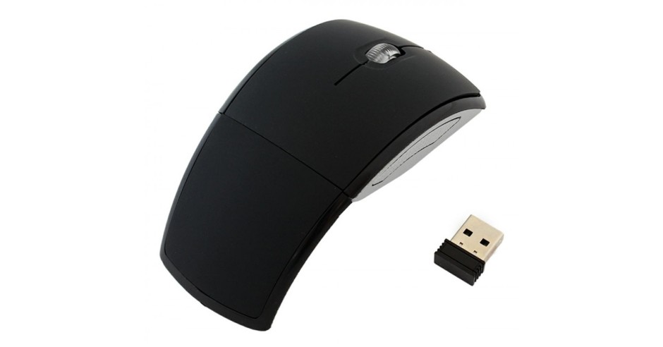Mouse optic pliabil fara fir, forma ergonomica, intrare USB, 1200DPI ...