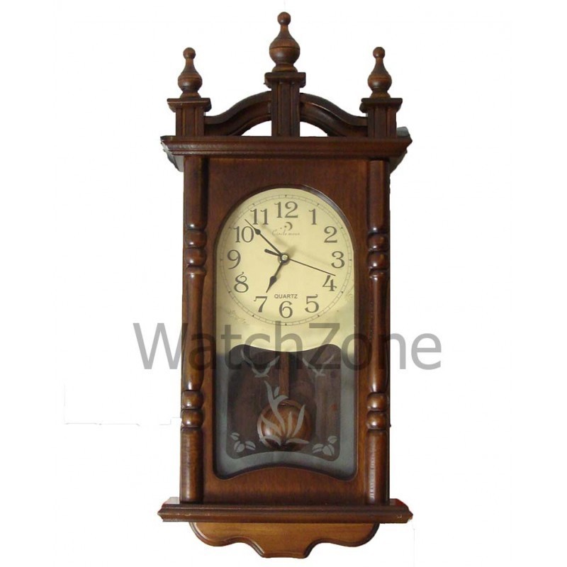 Ceas perete cu pendula din lemn Circle Moon TX-1307 | arhiva Okazii.ro