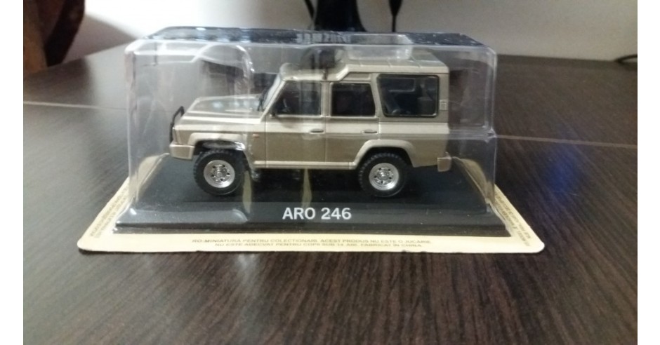 macheta metal aro 246+revista masini de legenda nr.74 - noua, scara 1/ ...