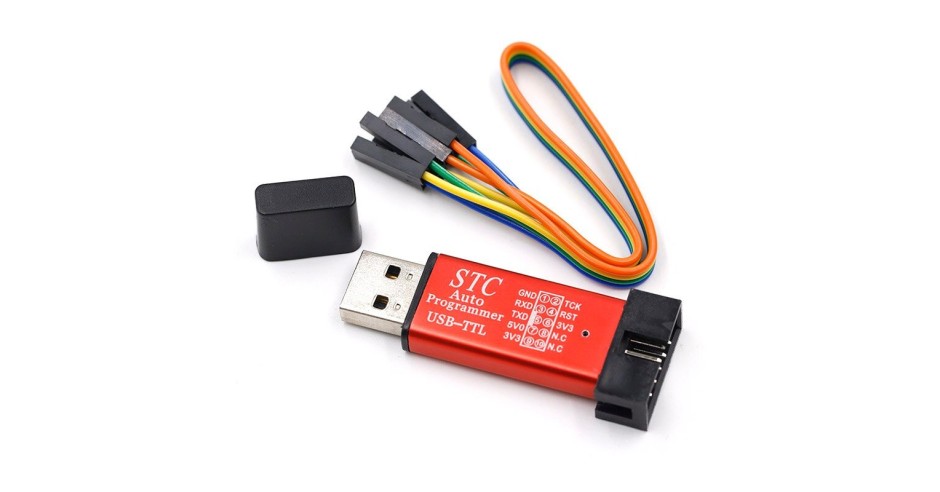 Programator / Automatic MCU STC 51 microcontroller downloader USB-TTL ...