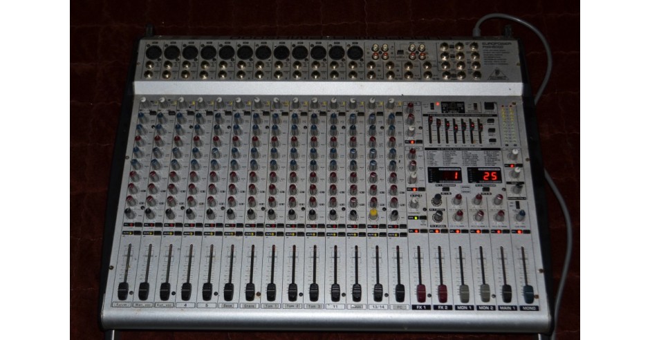 Behringer EuroPower PMX5000 20Channel 800Watt Powered Mixer | arhiva ...