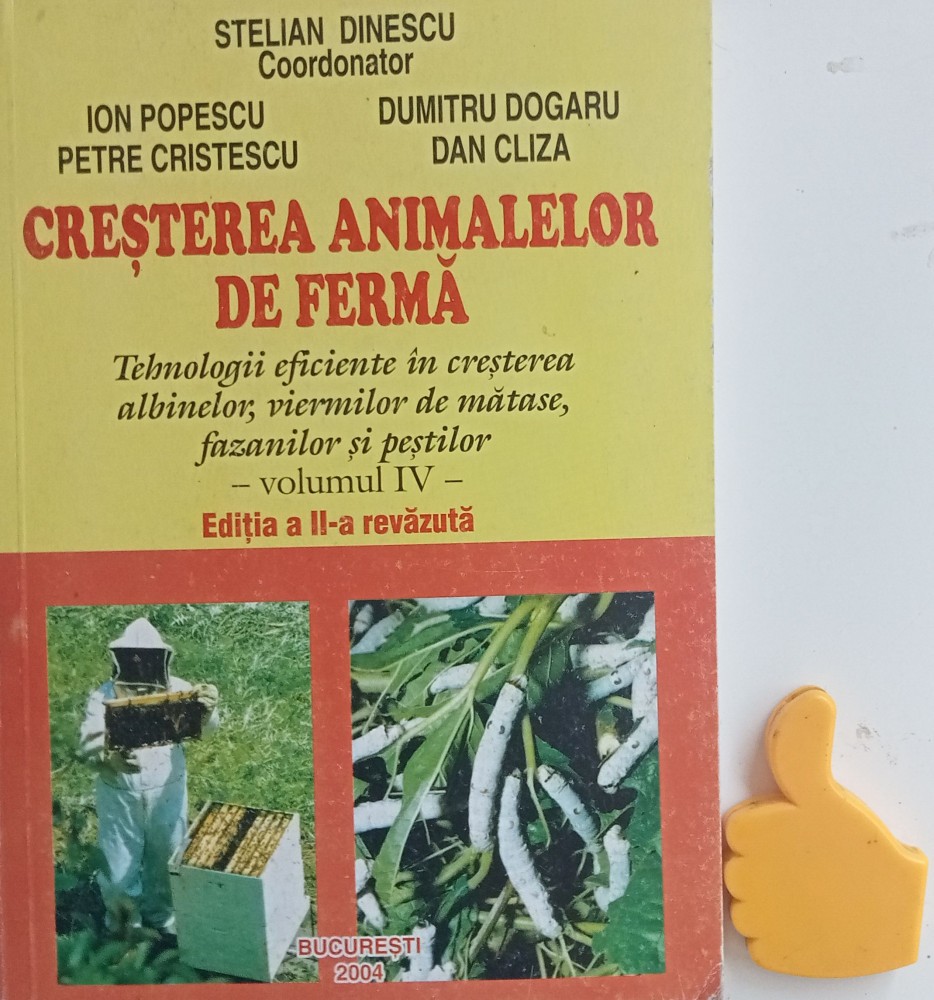 Cresterea animalelor de ferma vol IV albine viermi de matase fazani ...
