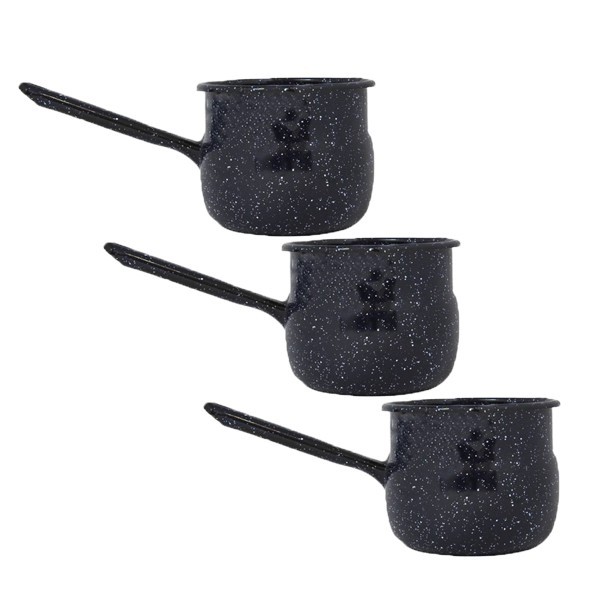 2 x Ibric Bombat, Emailat, Negru, 1.5L | Okazii.ro