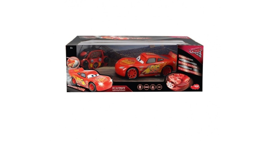 Masinuta Lightning McQueen cu telecomanda, acumulator in 4 directii ...