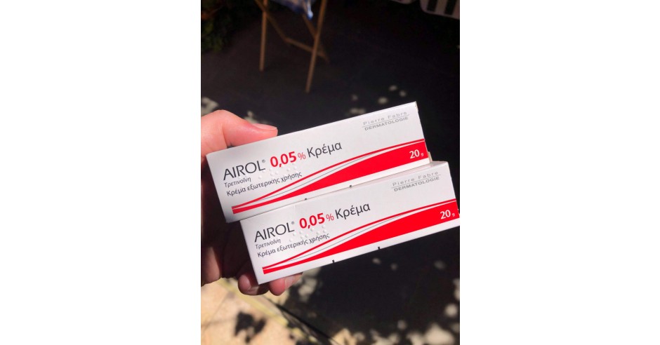 Crema Tretinoin AIROL Retin-A 0.05% Acnee , Cicatrici, Melasma, Antirid ...