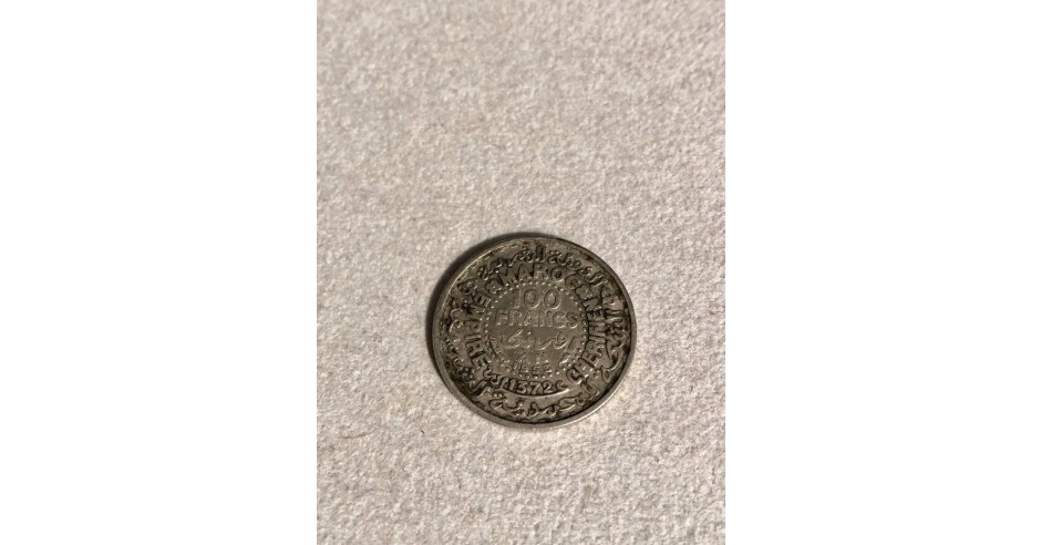 Banuti argint MONEDA ARGINT MAROC 1953 - 100 FRANCS | arhiva Okazii.ro