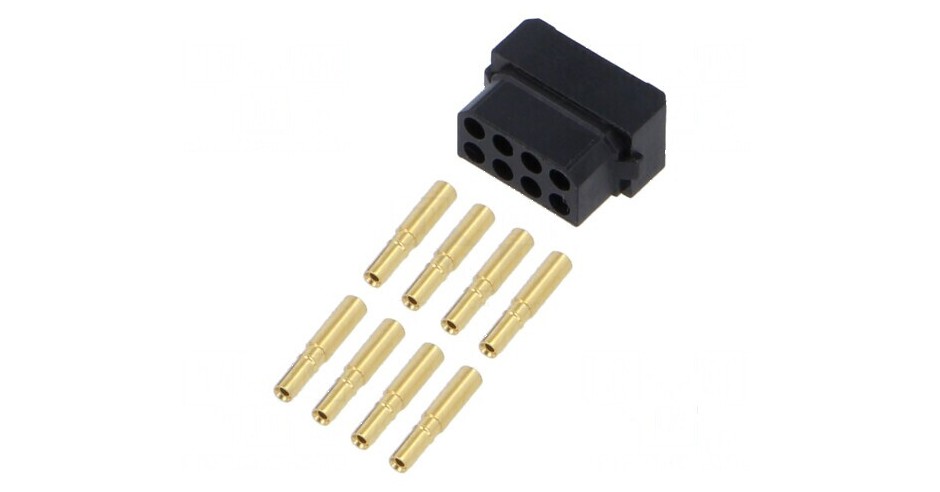 Conector cablu-cablu/PCB mufă mamă PIN 8 Datamate L-Tek 800V | Okazii.ro