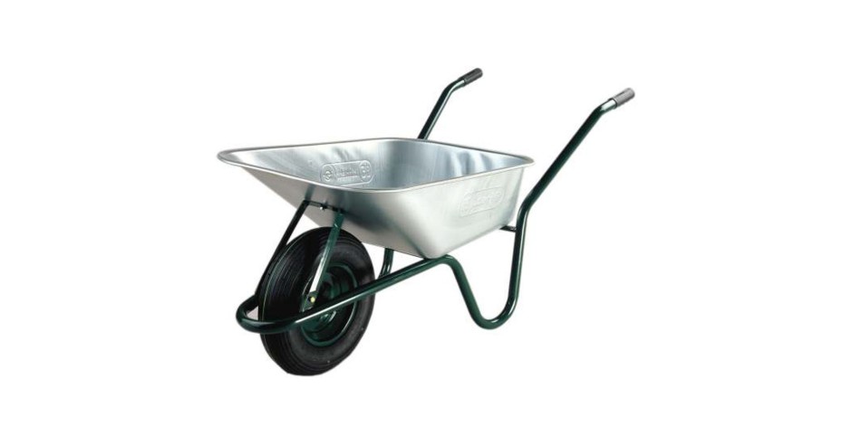 Roaba constructii cu roata pneumatica galvanizata Limex profi 100 L ...