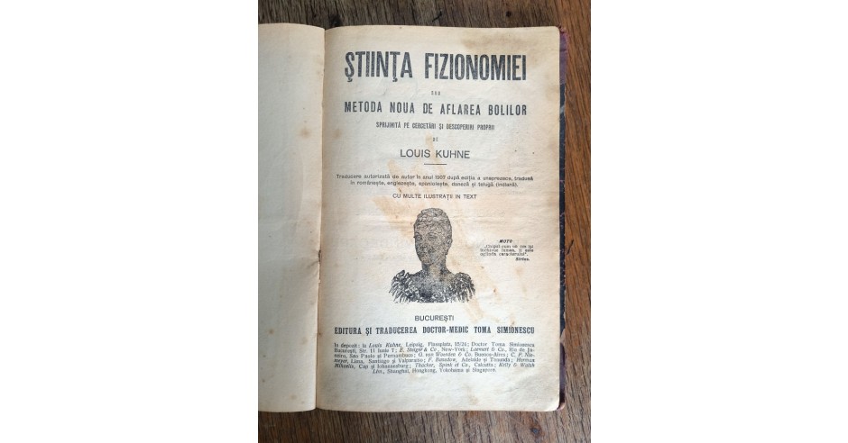 Stiinta Fizionomiei sau Metoda noua de aflare a bolilor - Louis Kuhne ...