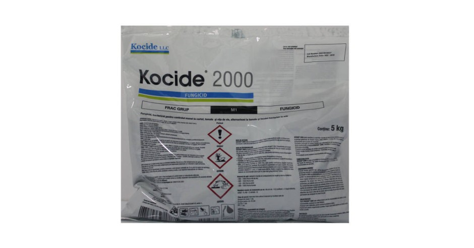 Kocide 2000 5 kg fungicid cupric de contact, DuPont mana (vita de vie ...