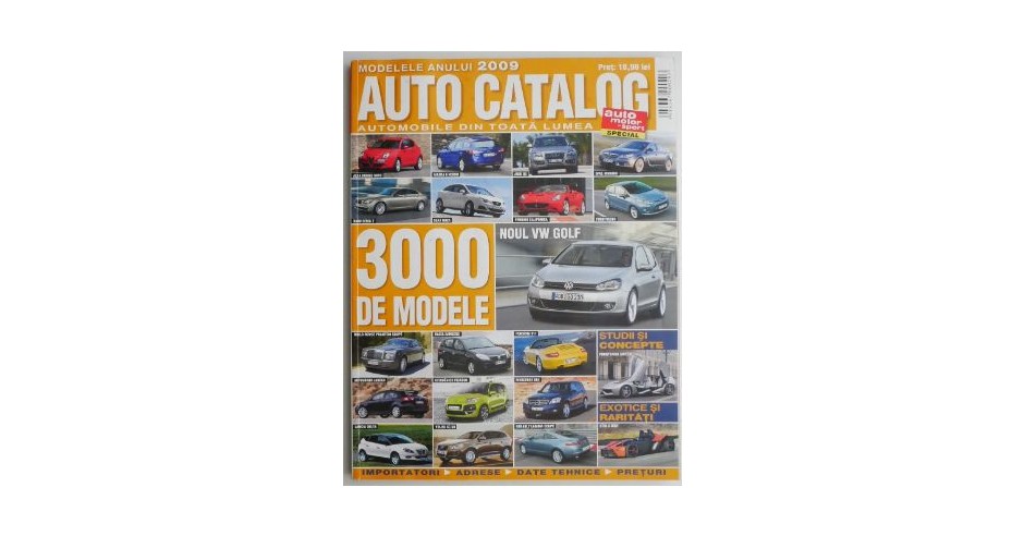 Auto catalog. Masini din toata lumea. Modelele anului 2009. 3000 de ...