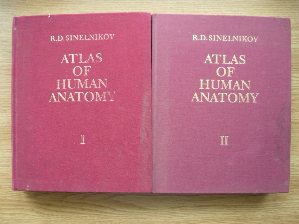 SINELNIKOV - ATLAS DE ANATOMIE UMANA - 3 volume - (in limba engleza ...