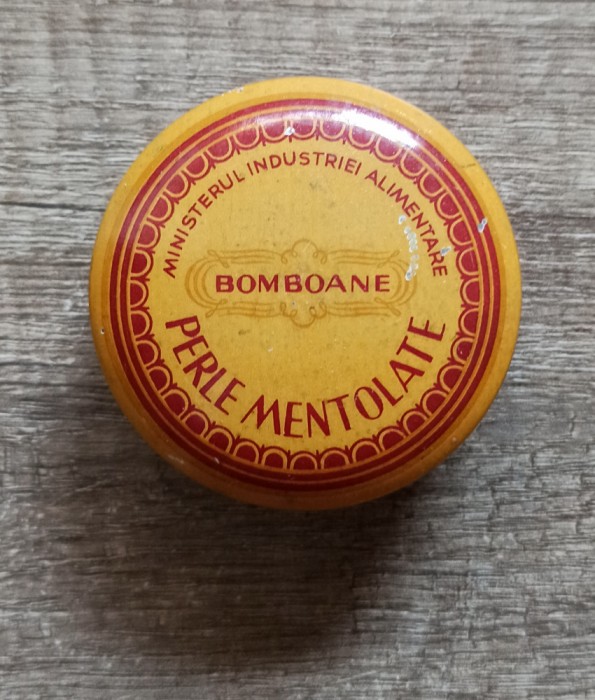 Cutie metalica bomboane perle mentolate | Okazii.ro