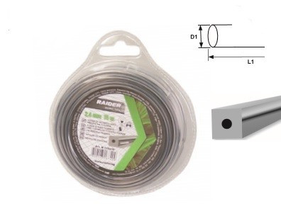 Raider Fir taiat iarba pentru motocoasa,trimmer profil patrat 3 mm x 12 ...