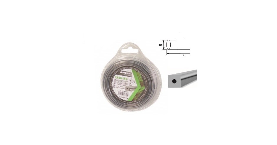Raider Fir taiat iarba pentru motocoasa,trimmer profil patrat 3 mm x 12 ...