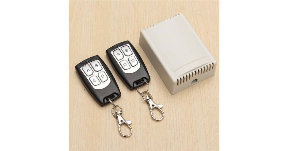 Modul 4 relee / canale cu 2 telecomenzi 12v 220v 20A 433mhz | arhiva ...