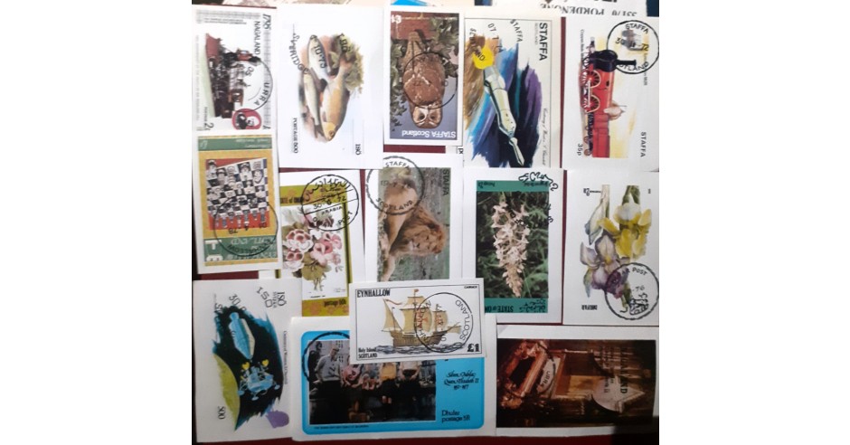 plic Timbre straine lot 14 colite blocuri stampilate | arhiva Okazii.ro