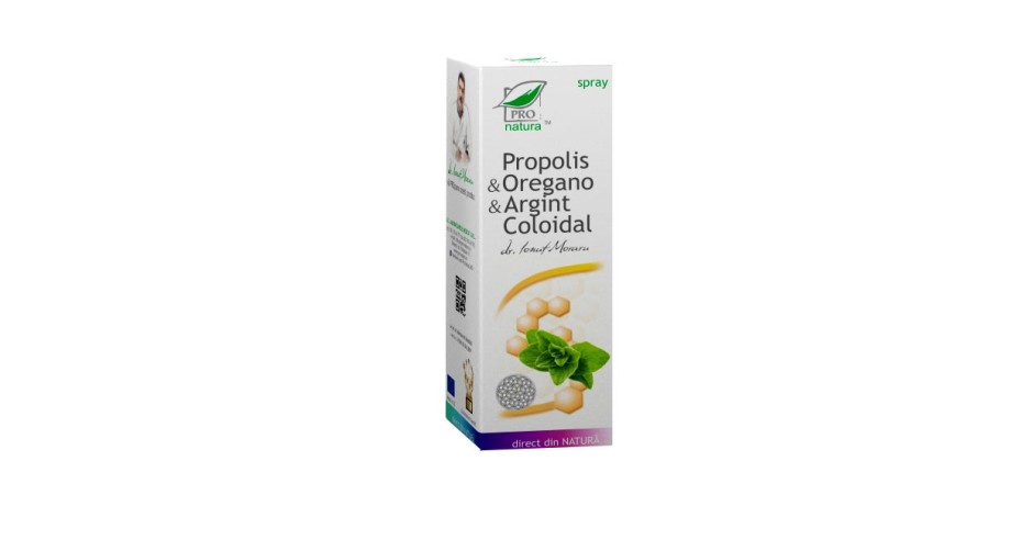 Spray Propolis & Oregano & Argint Coloidal 50 mililitri Medica, Medica ...