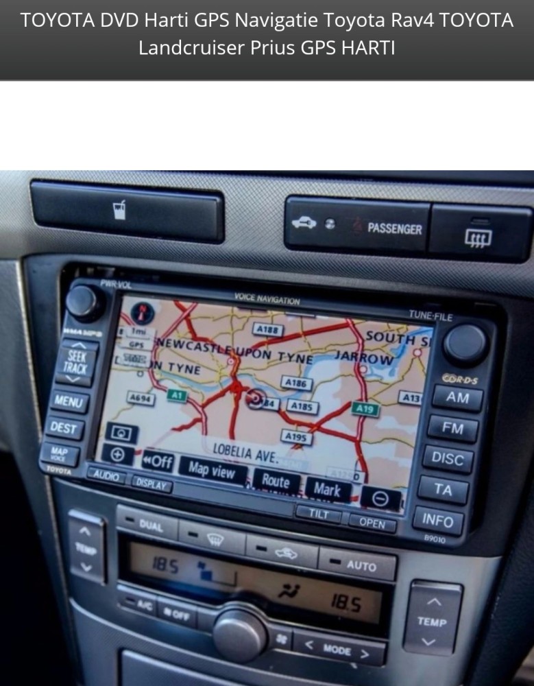 TOYOTA DVD Harti GPS Navigatie Toyota Rav4 TOYOTA Landcruiser Prius GPS ...