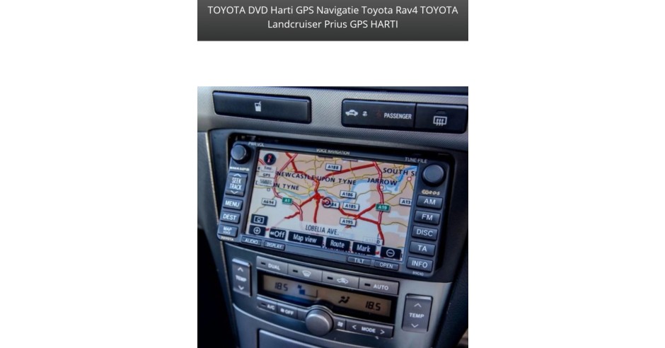 TOYOTA DVD Harti GPS Navigatie Toyota Rav4 TOYOTA Landcruiser Prius GPS ...