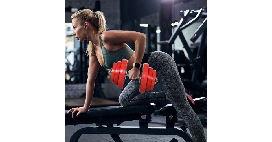 HOMCOM Set de greutati pentru gantere de 40 kg, gantere reglabile ...